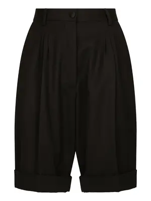 DOLCE & GABBANA Dolce & Gabbana High-Waist Tailored Shorts