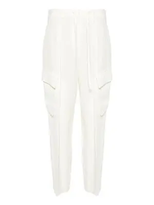 BRUNELLO CUCINELLI Brunello Cucinelli Monili Detail Twill Trousers
