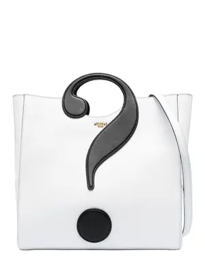 Moschino Logo-appliqué Tote Bag - White