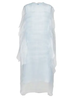Prada Technical Voile Dress - Blue