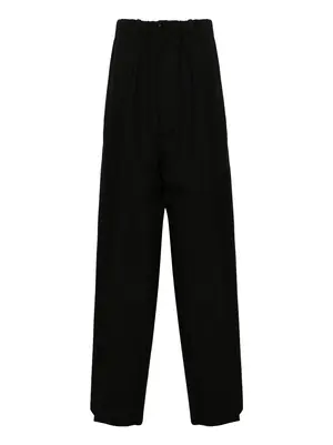 Random Identities Tailored Straight-leg Trousers - Black