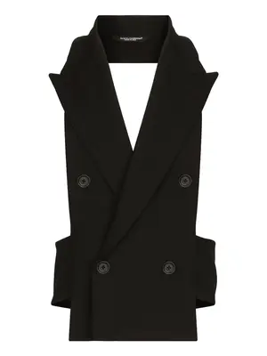 DOLCE & GABBANA Dolce & Gabbana Open-Back Waistcoat
