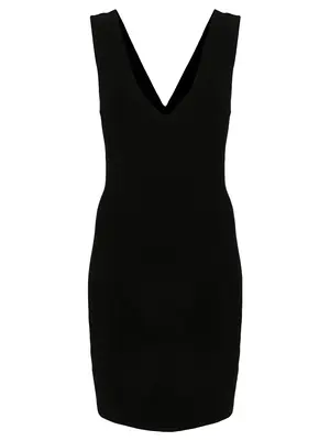 Rick Owens Rick Owens Stretch Knit Tank Dress Black