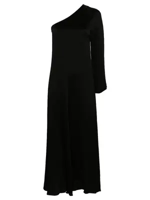 FORTE_FORTE One-shoulder Maxi Dress - Black
