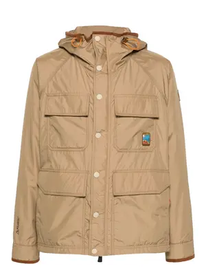 Moncler Rutor Hooded Padded Jacket - Neutrals