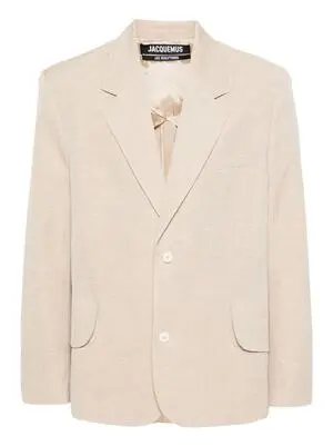 Jacquemus La Veste Titolo Blazer - Neutrals