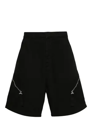 Jacquemus Le Short Canvas Cotton Shorts - Black