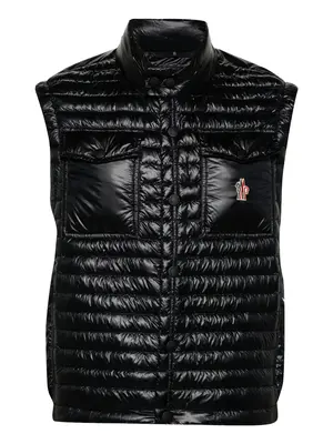 Moncler Ollon Down-feather Padded Gilet - Black