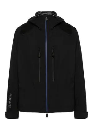 Moncler Zip-up Hooded Jacket - Black