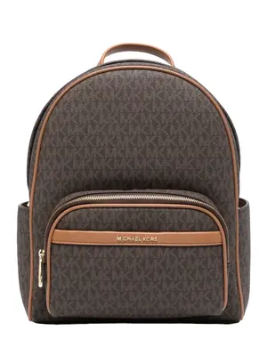 Michael Kors Logo-lettering Backpack - Brown