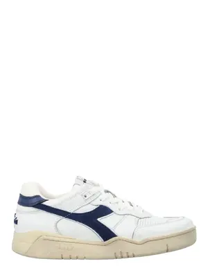 DIADORA Panelled Leather Sneakers - White