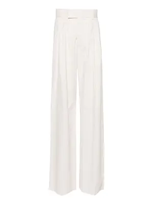 Amiri High-waist Wide-leg Trousers - Neutrals