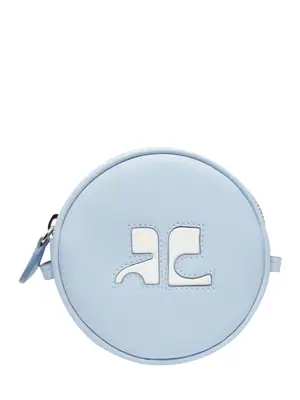 COURREGES Re-edition Circle Leather Bag - Blue
