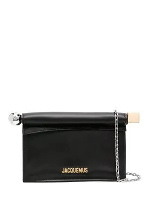 Jacquemus La Petite Pochette Rond Carré Clutch - Black