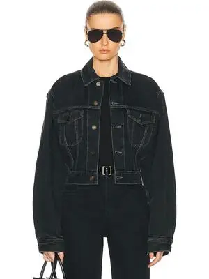 SAINT LAURENT Saint Laurent Neo 80's Denim Jacket