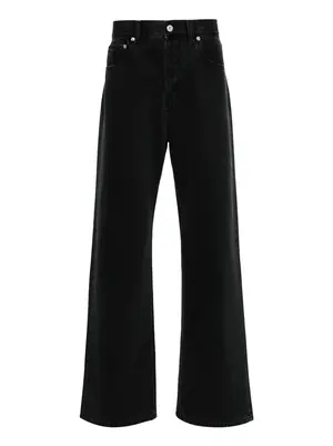 Jacquemus Le De Nîmes Straight-leg Jeans - Black