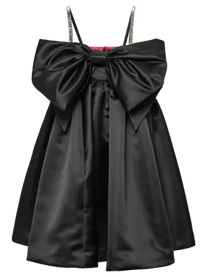 Nina Ricci Bow-detail Mini Dress - Black