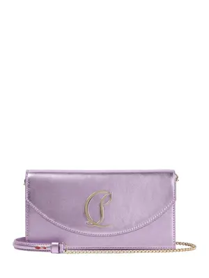 CHRISTIAN LOUBOUTIN Loubi54 Small Clutch - Purple