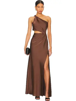 Misha Collection Kristin Gown - Umber Brown