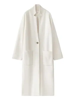 LISA YANG The Amie Knitted Coat - Cream