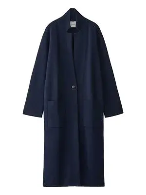LISA YANG The Amie Knitted Coat - Navy