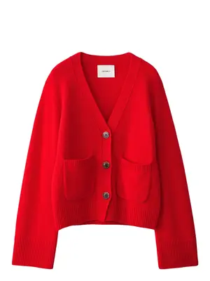 LISA YANG STORE The Danni Cashmere Cardigan Red