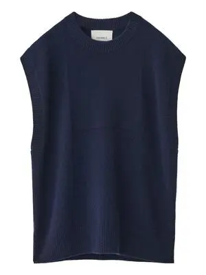 LISA YANG STORE The Dennis Vest - Navy