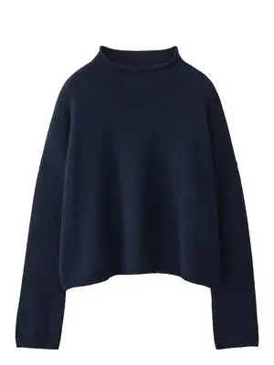 LISA YANG The Sandy Sweater Navy