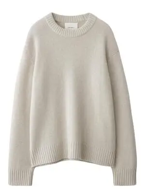 LISA YANG STORE Kristian Cashmere Sweater - Oyster