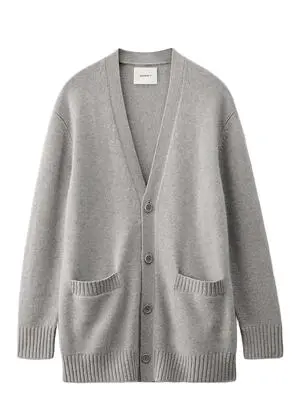 LISA YANG STORE The Wilson Cashmere Cardigan Grey