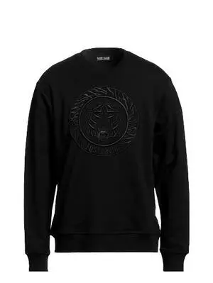 Just Cavalli Cotton Sweatshirt - Black