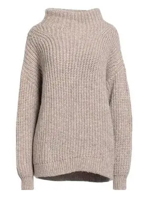 Isabel Marant Turtleneck Knit Top - Beige