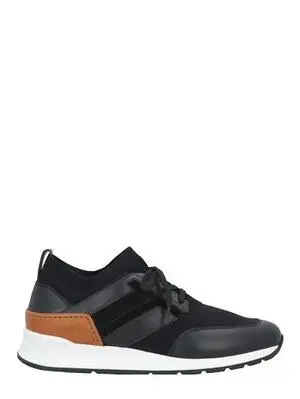 TOD'S Leather And Textile Fiber Sneakers - Black