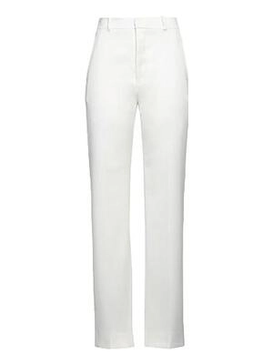 ANN DEMEULEMEESTER Straight Leg Pants - Ivory