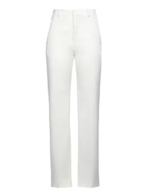 ANN DEMEULEMEESTER Straight Leg Pants - White