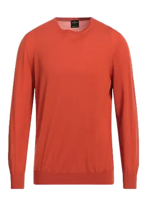 GRAN SASSO Sweater In Virgin Wool - Mandarin