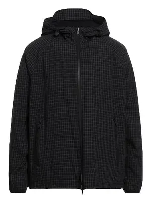 Emporio Armani Checked Jacket - Black