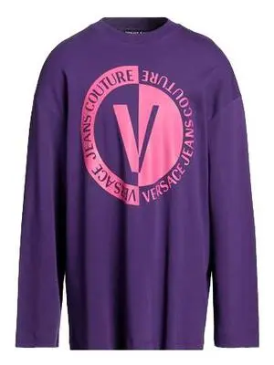 Versace T-shirt Size Cotton - Purple