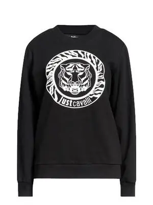 Just Cavalli Cotton Elastane Sweatshirt - Black