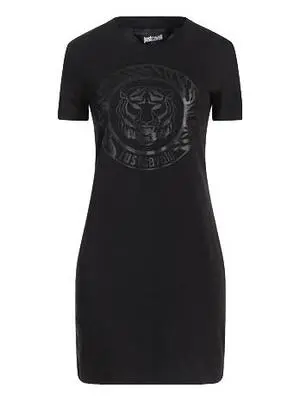 Just Cavalli Mini T-shirt Dress - Black