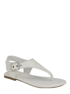 Calvin Klein Ankle Strap Sandal - White