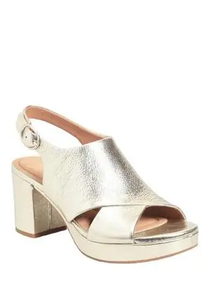 SOFFT Liv Slingback Platform Sandal - Platino