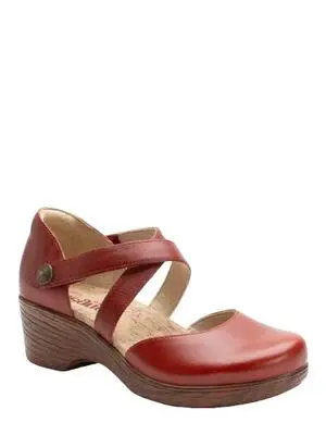 ALEGRIA BY PG LITE Alegria By PG Lite Savina Platform Pump Garnet