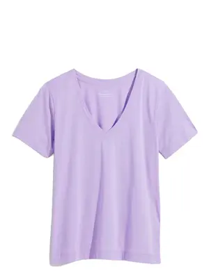 Vineyard Vines Vineyard Vines Clean Jersey V-Neck T-Shirt Freesia