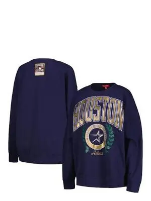Mitchell & Ness Houston Astros Cooperstown Collection Logo Pullover Sweatshirt - Navy