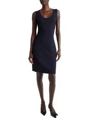St. John Santiago Knit Sleeveless Dress - Midnight