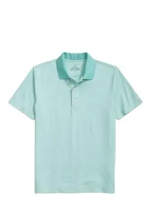 Brooks Brothers Microstripe Performance Golf Polo - Green Tonal
