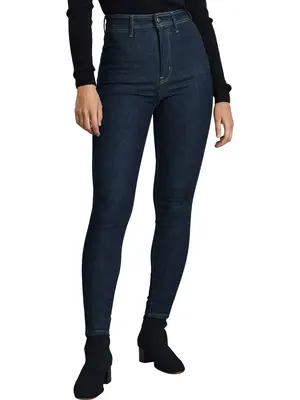 Everlane Way-High Skinny Jean Dark Indigo