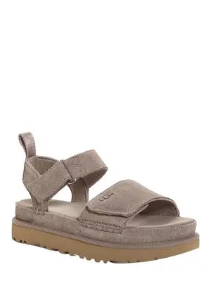 UGG Goldenstar Platform Sandals Smoke Plume