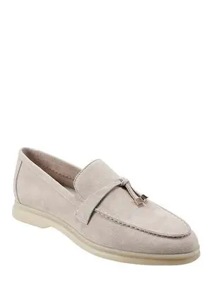 MARC FISHER LTD. Yanelli Suede Loafers - Taupe